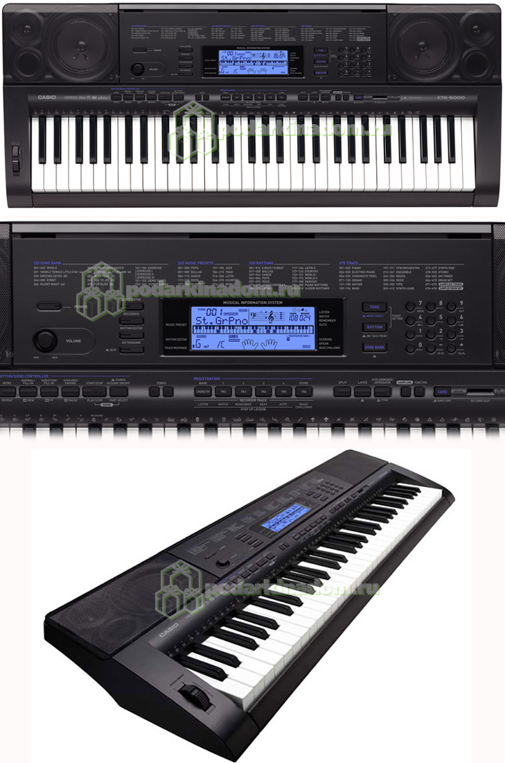CASIO CTK-5000 - Синтезатор Casio CTK 5000 относится к инструментам профессионального типа и ...