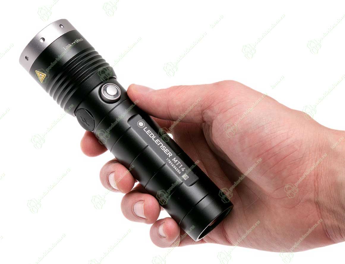 LED Lenser MT14 - Светодиодный фонарь с литиевой батареей. Световой ...