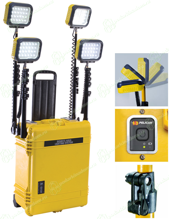 Pelican 9470 - Мобильная осветительная система RALS состоит из 4 ламп ...