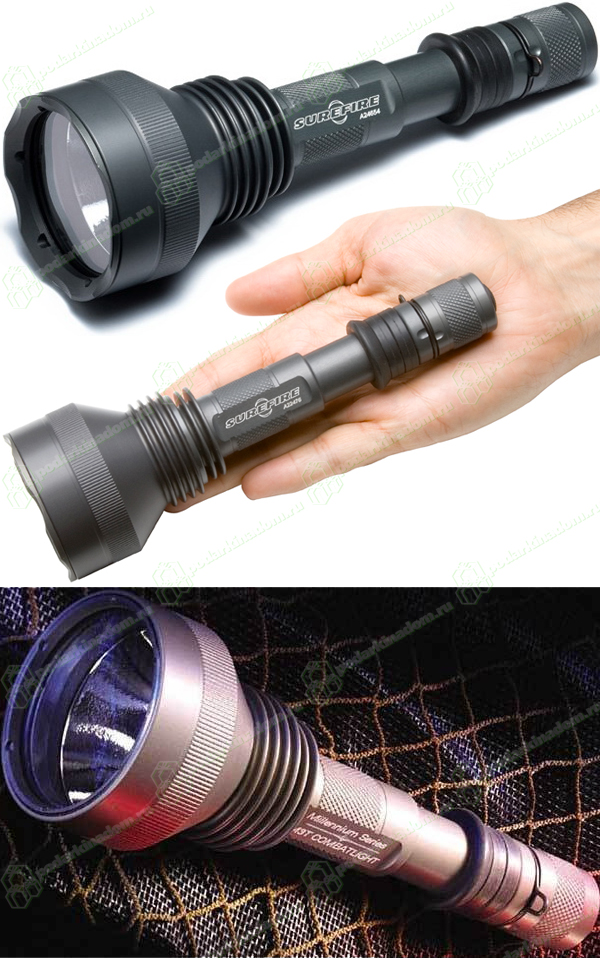 SureFire M3T - Очень яркий, мощный фонарь для тактического и ...